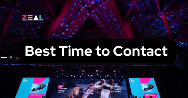 Best Time to Contact Event Management Company in Bangalore?